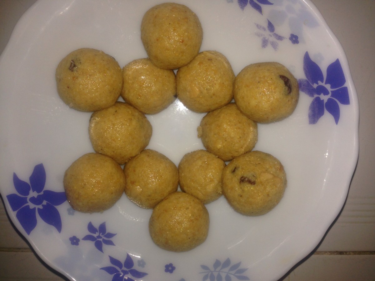 Orange flavored lentil ladoos – Bread Therapy