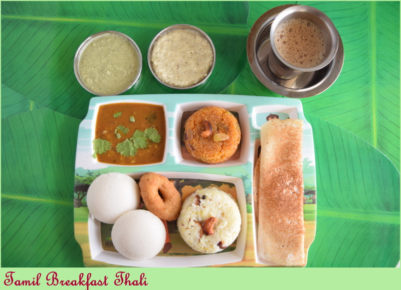 Tamil Breakfast Thali – Bread Therapy