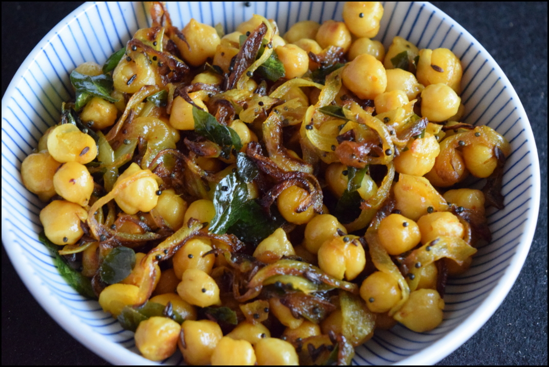 Kadala Thel Dala | Stir fried Chickpeas – Bread Therapy